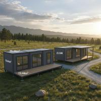 China 20ft 40Ft Prefab Camp Houses 19.44m  22.68m Prefabricated Modular Homes for sale