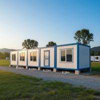 China 5.56m 6.23m 8.28m Prefabricated K House Portable Home Container Sound Insulated for sale