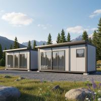 China 20ft 40Ft Prefab Camp Houses 19.44m  22.68m Prefabricated Modular Homes for sale