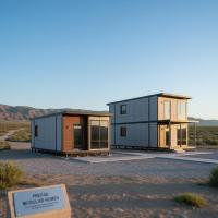 China 20ft 40Ft Prefab Camp Houses 19.44m  22.68m Prefabricated Modular Homes for sale