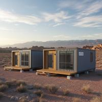 China 20ft 40Ft Prefab Camp Houses 19.44m  22.68m Prefabricated Modular Homes for sale