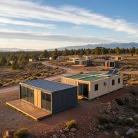 China 20ft 40Ft Prefab Camp Houses 19.44m  22.68m Prefabricated Modular Homes for sale