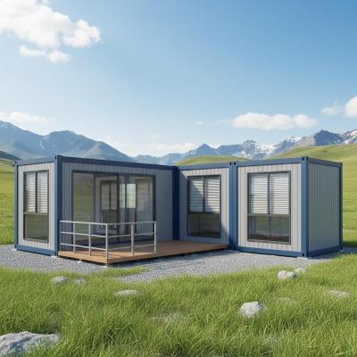 China Multi Purpose Prefabricated House Resort Hotel Modular Design Light Steel Frame Commercial Hospitality Prefab Suite for sale