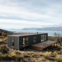 China Weather Resistant T Model Prefab House  Residential Living Steel Manufactured Homes for sale
