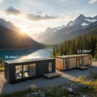 China 20ft 40Ft Prefab Camp Houses 19.44m  22.68m Prefabricated Modular Homes for sale