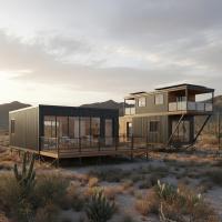 China 20ft 40Ft Prefab Camp Houses 19.44m  22.68m Prefabricated Modular Homes for sale