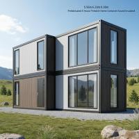 China 5.56m 6.23m 8.28m Prefabricated K House Portable Home Container Sound Insulated for sale