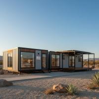 China 20ft 40Ft Prefab Camp Houses 19.44m  22.68m Prefabricated Modular Homes for sale