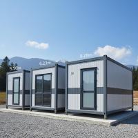 China Flat pack container house is a rugged modular house and office container for mining constructions for sale