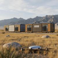 China 20ft 40Ft Prefab Camp Houses 19.44m  22.68m Prefabricated Modular Homes for sale