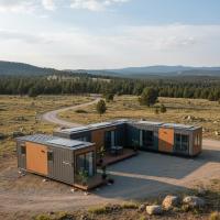 China 20ft 40Ft Prefab Camp Houses 19.44m  22.68m Prefabricated Modular Homes for sale