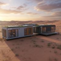 China 20ft 40Ft Prefab Camp Houses 19.44m  22.68m Prefabricated Modular Homes for sale