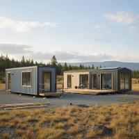 China 20ft 40Ft Prefab Camp Houses 19.44m  22.68m Prefabricated Modular Homes for sale