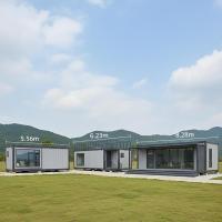 China 5.56m 6.23m 8.28m Prefabricated K House Portable Home Container Sound Insulated for sale