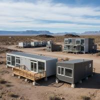 China 20ft 40Ft Prefab Camp Houses 19.44m  22.68m Prefabricated Modular Homes for sale