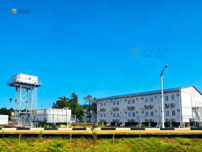 China Flat pack container house is an efficient modular house and container building for mining sites for sale