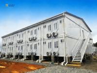 China Flat pack container house is an efficient modular house and container building for mining sites for sale