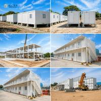 China Waterproof Earthquake Resistant Folding Container House with Rapid Disassembly for Temporary Dormitory for sale