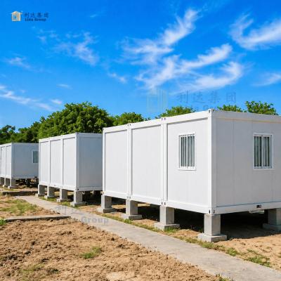China Fast Installation Earthquake Resistant Soundproof Folding Container House for Remote Site Construction for sale