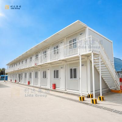 China Waterproof Earthquake Resistant Folding Container House with Rapid Disassembly for Temporary Dormitory for sale