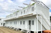 China Wind Proof Sound Isolated Expandable Modular Flat Pack Container House for Border Patrol Service for sale