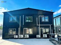 China 6000x3000x2800mm Mobile Container House with A1 Fire Rated and Double-glazed Aluminum Curtain Wall for sale