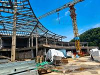 China Weather Resistant Heavy Steel Structure Workshop with Long Service Life and Earthquake Resistance for sale