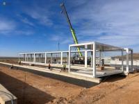 China Expandable Modular Container House with A1 Fire Rated Walls and Double-glazed Aluminum Curtain Wall for sale
