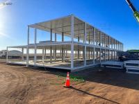 China Expandable Modular Container House with A1 Fire Rated Walls and Double-glazed Aluminum Curtain Wall for sale