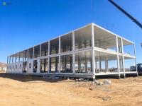 China Expandable Modular Container House with A1 Fire Rated Walls and Double-glazed Aluminum Curtain Wall for sale