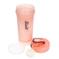 China 700ml PC PP Sports Plastic Water Bottles With Stirring Ball for sale
