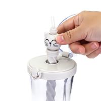 China Stirring Function 500ml Clear Plastic Water Bottles for sale