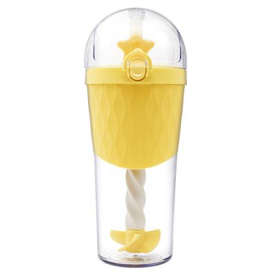 China 16.9oz Stirring Function PP AS Silicone No Leak Water Bottle for sale