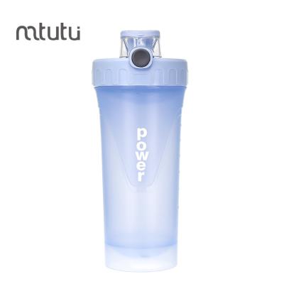 China 0.65L Measurement Mark Protein Blender Bottle for sale