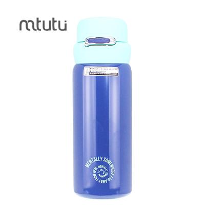 China Resusable Silica Gel Sealing Ring Vacuum Insulated Water Bottle for sale