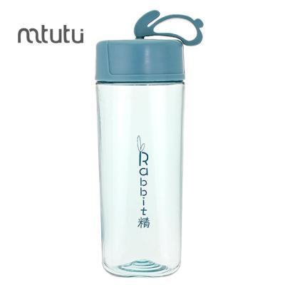China 0.4L Square Bottom Silica Gel Rope Reusable Drink Bottle for sale