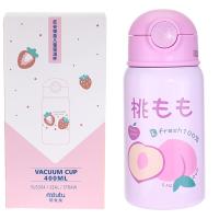 China Pink 400ml 272g Vacuum Insulated Water Bottle for sale