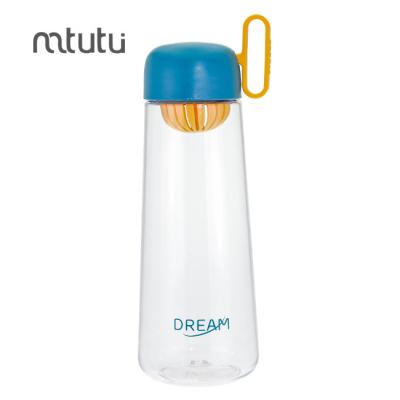 China Mtutu Transparent 500ml Custom Plastic Sports Bottles for sale