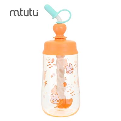China Mtutu Silica Gel Cap Orange 450ml Water Bottle for sale