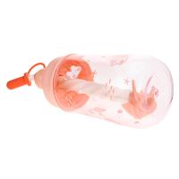 China Pink 450ml 115g Shaker Water Bottle For Drinking for sale