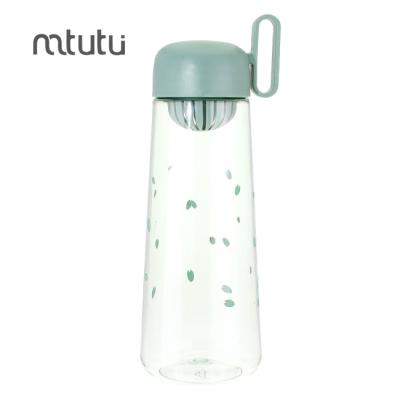 China Mtutu Outdoor 500ml Sports Plastic Water Bottles for sale