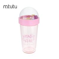 China Round Bottle Rim PC Body Creative Water Bottles for sale