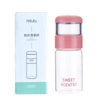 China Reusable 210g Personalized Glass Water Bottle for sale