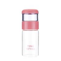 China Reusable 210g Personalized Glass Water Bottle for sale