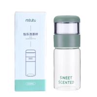 China Mtutu 250ml 210g Personalized Glass Water Bottle for sale