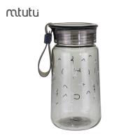 China Transparent Food Grade PC 15.2oz Portable Water Bottles for sale