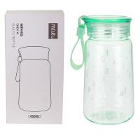 China Stylish Green 0.45L Classic Portable Water Bottles for sale