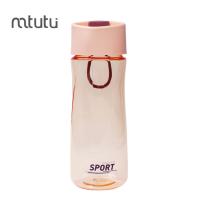 China Silicon Handle OEM 0.45L Portable Plastic Drink Bottles for sale