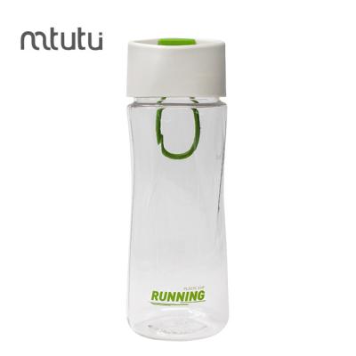 China Mtutu Frosted Texture Clear Plastic Water Bottles for sale