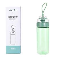 China 0.4L Cartoon Plastic Bottle , PC SILICON Trendy Water Bottle for sale